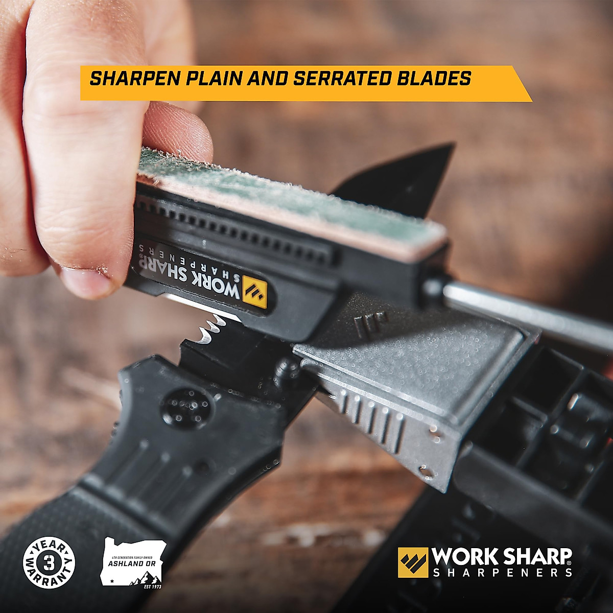 Work Sharp Precision Adjust Elite Knife Sharpener Including Additional Sharpening Stones and Carry Case