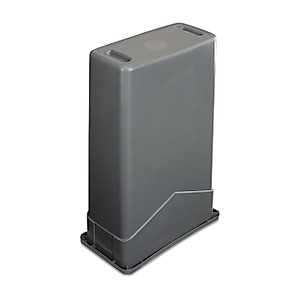 Carlisle FoodService Products 34202323 TrimLine Rectangle Waste Container Trash Can Only, 23 Gallon, Gray