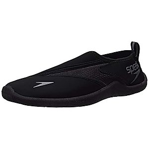 Speedo mens Surfwalker Pro 3.0 athletic water shoes, Speedo Black, 12 US