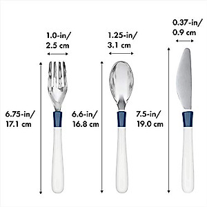 OXO Tot Cutlery Set for Big Kids - Navy