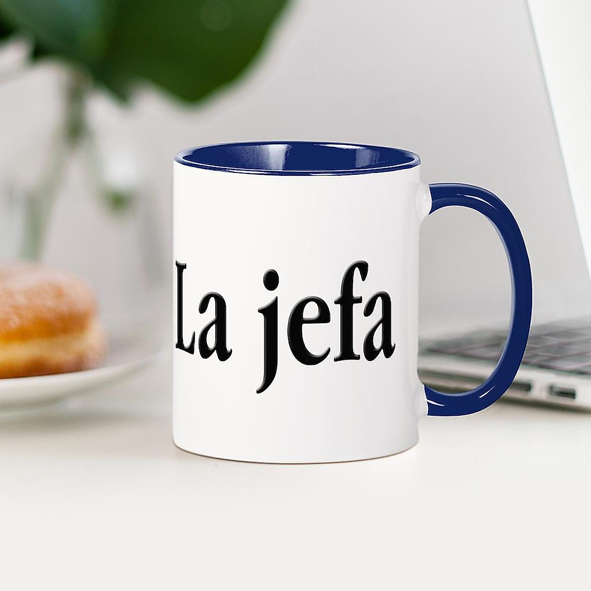 CafePress La Jefa Mugs Ceramic Coffee Mug, Tea Cup 11 oz