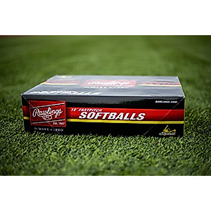 Rawlings | Official DREAM SEAM Fastpitch Softballs | 12" USA / ASA NFHS | C12RYLAH | 12 Count