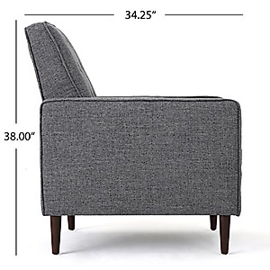 Christopher Knight Home Mid Century Modern Recliner Grey