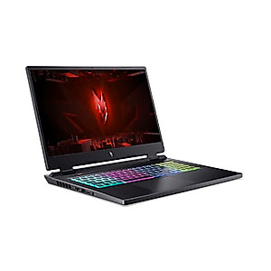acer Nitro 17 Gaming Laptop | AMD Ryzen 7 7840HS Octa-Core CPU | NVIDIA GeForce RTX 4060 Laptop GPU | 17.3" QHD 165Hz IPS Display | 1TB Gen 4 SSD | Wi-Fi 6E | RGB Backlit KB | AN17-41-R7G3, Black