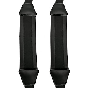 Saxophone Strap Professional Shoulder Harness Leather Padded for Alto Tenor Bari Soprano Sax