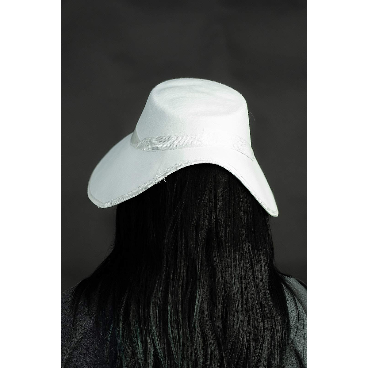 Nicky Bigs Novelties Adult Bonnet Old Fashioned Victorian Handmaids Hat- Women Pilgrim Bonnets Hats - Amish Colonial Bonnet Cap - Pioneer Prairie Felt Sun Hat Costume Accessories Black