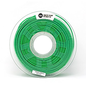 Gizmo Dorks 3mm (2.85mm) ABS Filament 1kg / 2.2lb for 3D Printers, Green Grass