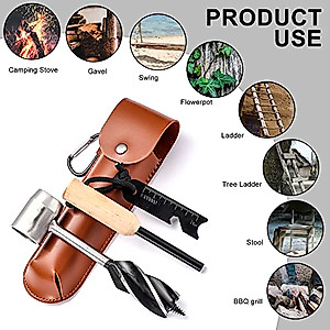 A4R Bushcraft Gear - Hand Auger Wrench – Bushcraft Hand Auger Wrench - Scotch Eye Wood Auger - Scotch Eye Auger