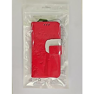 KANVOOS Case for Oppo Reno 6 Pro 5G Wallet Case with Card Holder, PU Leather Flip Folio Case [TPU Inner Shell], Shockproof Cover for Oppo Reno 6 Pro 5G (Rose)