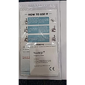 Yazhiji 40 sheets Lasting Temporary Tattoos Large Chrysanthemum and Lotus Flowers Collection Waterproof Temporary Fake Tattoo Stickers for Women and Girls