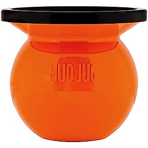 New Orange Mudjug Portable Spittoon