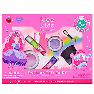 Klee Naturals Luna Star Naturals Klee Kids 4 PC Makeup Up Kits with Compacts (Enchanted Fairy)