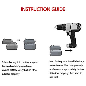 AuthFrank Battery Adapter converts for Bosch 18V Lithium Battery to for Makita 18V Lithium Battery BL1840 BL1850 BL1830 BL1860B LXT 400 etc.