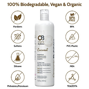 Organic Bubbles Coconut – Vegan and Made in Canada (Shampoo)