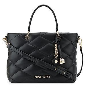 Nine West Regan Elite Satchel, Black