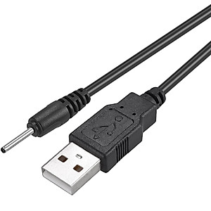 USB DC Charger Charge Charging Cable for Mini S530 Smallest Invisible Wireless Bluetooth Earbuds Earphones Headphones Headset and Bluetooth Shower Speaker