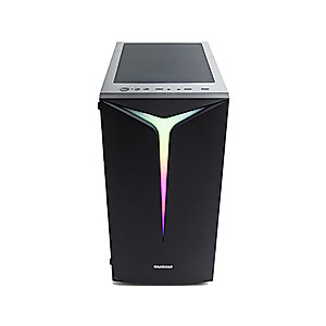 Gigatech Gaming Apollo 7 Gaming Desktop - AMD Ryzen 7 5700G 8-Core 16-Threads 4.6GHz Boost, Radeon Vega 8, 8GB DDR4 3200MHz, 256GB SSD, Built in Wi-Fi, Windows 10