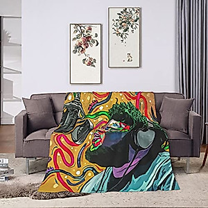 Blanket Soft Flannel Blankets Throw Bedding Room Decor Blanket for Bed Sofa 50"X40"