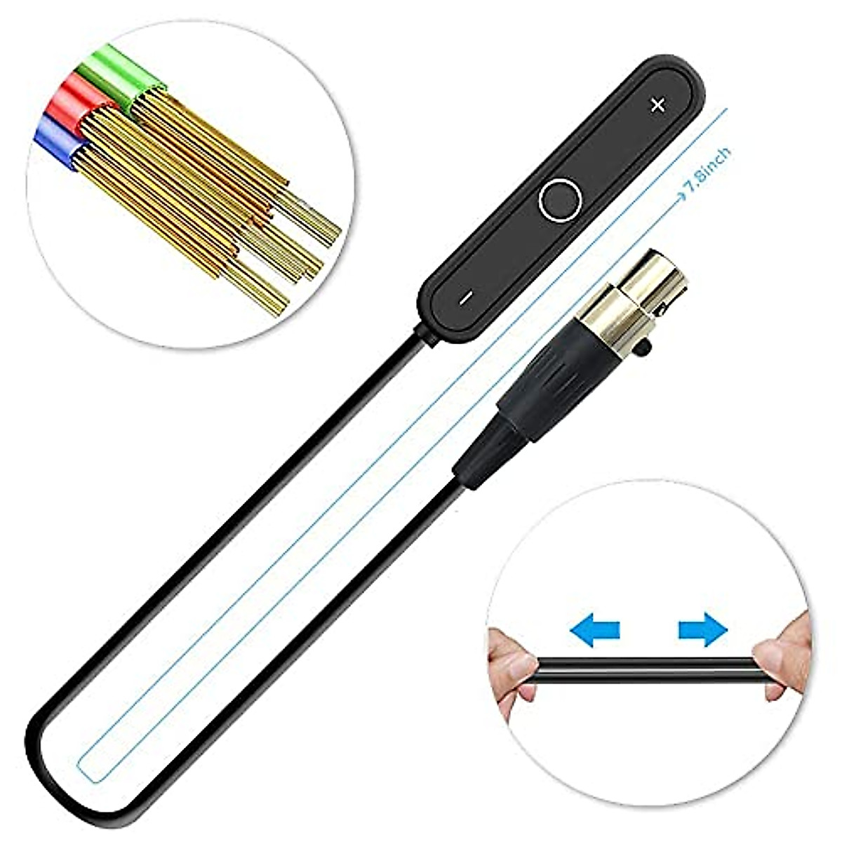 BUTIAO K240 Bluetooth Adapter, Wireless 5.0 A2DP Stereo Audio Adapter Handsfree Music Receiver for for K240 K240S K240MK II Q701 K702 K141 K171 K181 K271s K271 MKII M220 Headphones