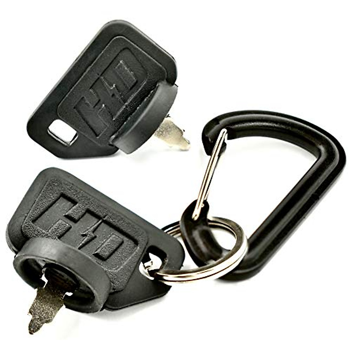 (2 Pack) HD Switch Ignition Key for Exmark & Toro 63-8360 103-2106 1-603511 62-7770 fits Titan Z-Master, Lazer Z, Turf Ranger, Navigator, Turf Tracer X-Series, Metro, Pioneer + Free Carabiner Keychain