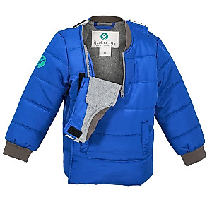 Buckle Me Baby Coats - Safer Car Seat Girls Warm Winter Jacket/Quick Close Winter Coat - Little Darling Blush Pink - Infant Size 18 Months - As Seen On Shark Tank