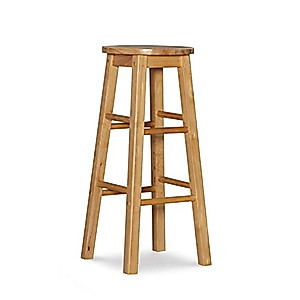 Linon 29-Inch Barstool With Round Seat