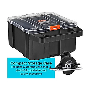 BLACK+DECKER MATRIX Circular Saw Attachment, 3-3/38 Inch, For Clean Cuts, Includes Storage Case (BDCMTTSSTFF)