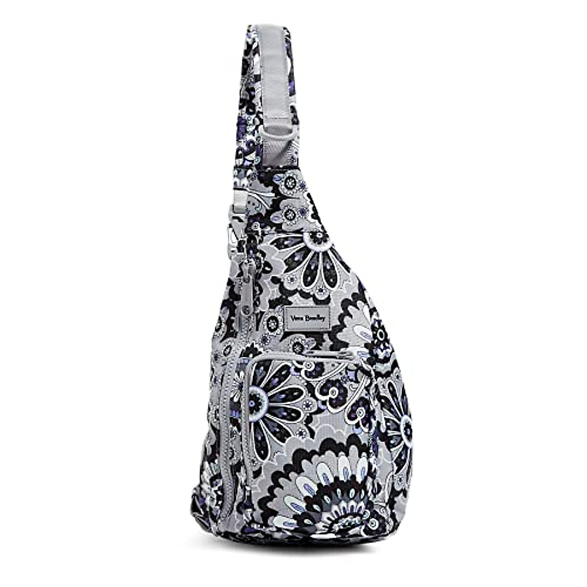 Vera Bradley Women's Recycled Lighten Up Reactive Mini Sling Backpack, Tranquil Medallion, One Size