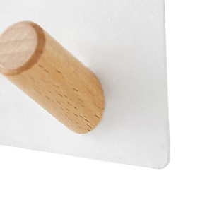 Modern Essentials Magnetic Hanging Hook Rack: Storage Shelf Kitchen Organizer with Strong Magnet Perfect for Hanging Keys, Towels, Kitchen Gear and More on Magnetic Areas like Fridges, Lockers (White)