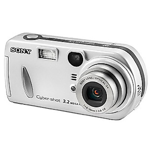 Sony DSCP72 Cyber-shot 3.2MP Digital Camera w/ 3x Optical Zoom