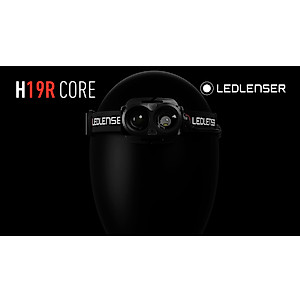 Ledlenser, H19R Core Rechargeable Headlamp, High Power LED, 3500 Lumens, Hands-Free Light for Home, Waterproof, Outdoor, Camping, and Emergency Use, Black