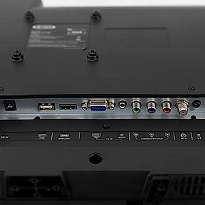 RecPro RV HD Ready 19 Inch 12V DC RV LED TV with Integrated HDTV (ATSC) Tuner, HD Ready (1080p, 720p, 480p), 1366 x 768 Full HD, Dual Function Wireless Remote Control, Black