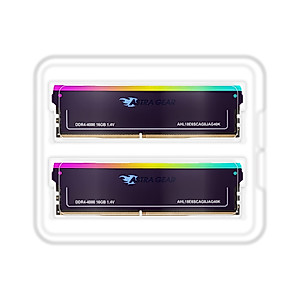 Astra Gear DDR4 32GB(16GBx2) 4000Mhz RGB Gaming Desktop Ram U-DIMM Ultra Smooth RGB Lighting (AHL18E6SCAG8JAG40K)