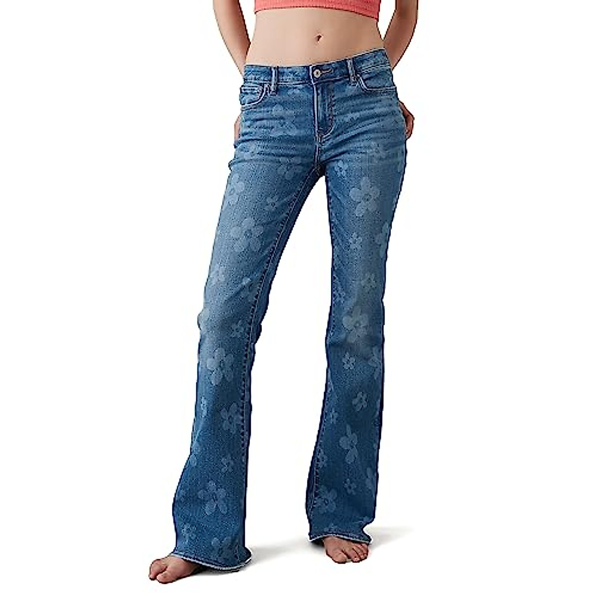 American Eagle x The Summer I Turned Pretty Low-Rise Flare Jean Blue