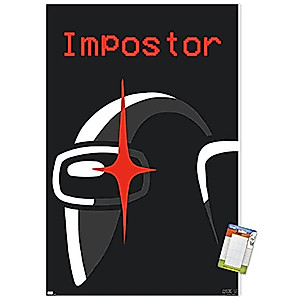 Trends International Among Us-Impostor Wall Poster, 22.375" x 34", Poster & Mount Bundle