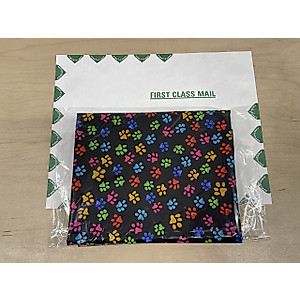 Loralie Designs Paws Black Fabric by The Yard for Quilting