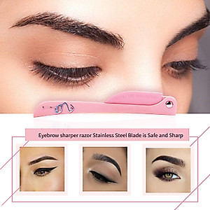 Limo Eyebrow Razor, Facial Hair Trimmer, Eyebrow Shaver Razor, Face Razor and Eyebrow Sharper for Women and Men 3 PCS