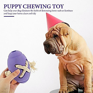 Yustery Dog Rugby Balls Toy Puppy Chewing Toy Home Dog Bite Toy Rugby Design Pet Toy