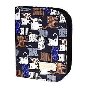SagaSave Crochet Hook Pouch Cute Storage Bag Knitting Kit Case Organizer Bag for Sewing Crochet Needles Tool Waterproof