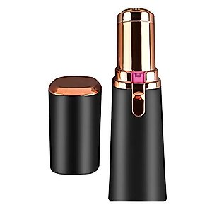 Vivitar PG-V027-BLK LED Light Painless Hair Remover, Portable And Compact Trimmer Shaver, Easy Storage And Is Travel-Friendly With Built-In LED Light For Chin Hair And Cheek Hair, Black