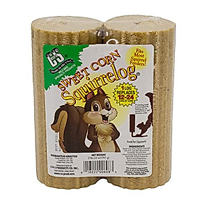 C&S Sweet Corn Squirrelog, 6-Pack Refill