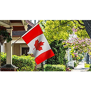DANF Canada Flag 3x5 Ft Thick Polyester, Fade Resistant, Brass Grommets, Canvas Header,Double Sided Canadian National Flags 3 x 5 Feet