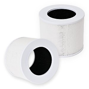 Eifrthe 2-Pack Core Mini Replacement Filter for levoit Core mini air puri-fier,3-in-1 true HEPA levoit core mini air puri-fier replacement filter comparison part #Core Mini-RF