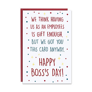 Hincoo Boss Lady Gifts For Women, Best Boss Gifts For Women, Bosses Day Card, Bosses Day Gifts For Women, Bosses Day Gifts For Men, Boss Day Gifts For Women(card 10)