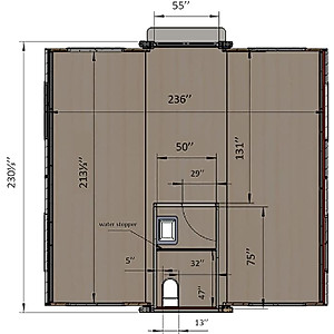 Insulated Expandable | Prefabricated House | 20ft x 40ft | Modern Villa | Big Living Rooms | Sound Proof | Water Proof | Rust Free | Earthquake Proof | Hurricane Proof | Personal | Office Site, White