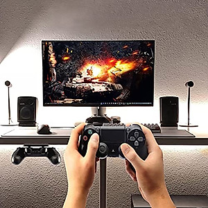 kekafu Game Controller Desk Mount Game Controller Holder Storage Rack Game Under Desk Storage Rack No Drilling Stick Under Desk Stand Hanger for Gaming Controllers