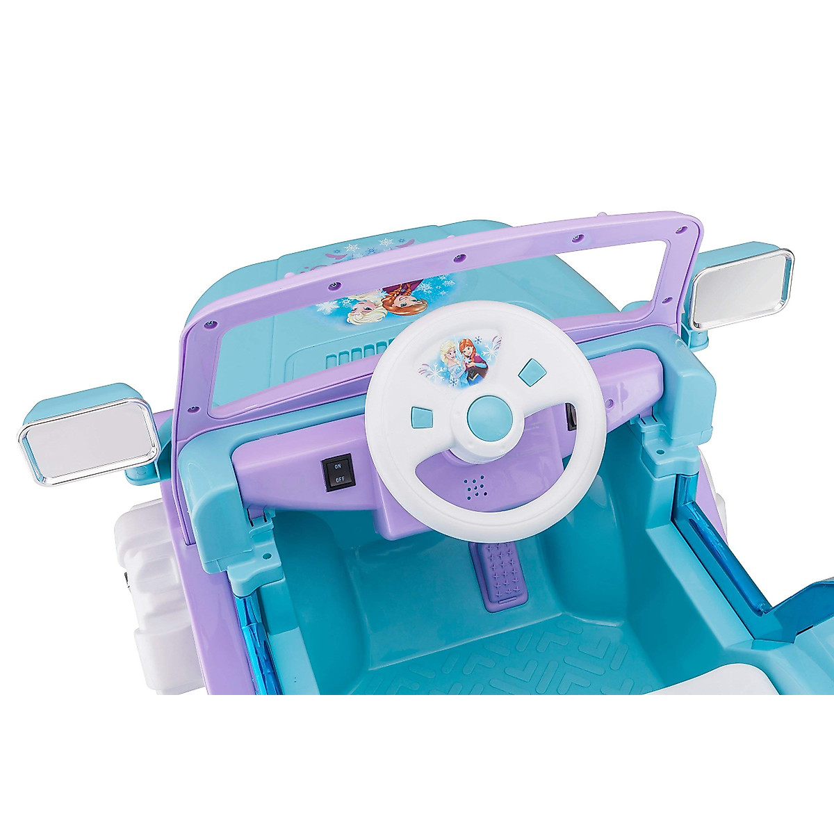 Kid Trax Disney Frozen Kids 4x4 Ride On Toy, 6 Volt, Kids 3-5 Years Old, Max Weight 55 lbs, Single Rider, Battery and Charger Included, Blue