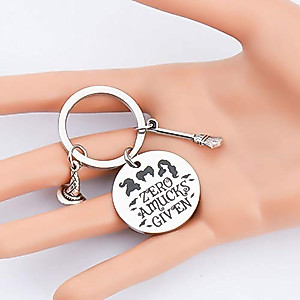 ENSIANTH Pocus Inspired Gift Zero Amucks Given Sanderson Sisters Gift Witch Jewelry (Zero Amucks Given)