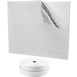 Attic Armour Attic Fan Cover, Insulation Cover with Strips with Adhesive for Attic Fan, Attic Ceiling Insulation Shutter Cover, Fits Up to 50.78 x 37.4 inch