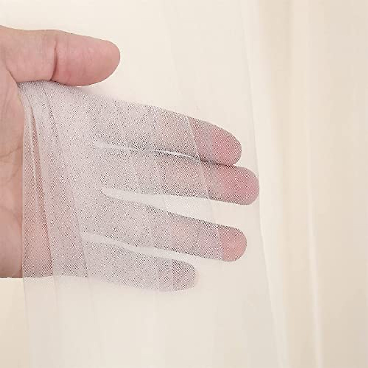 Tulle Backdrop Curtains Ivory Sheer Backdrop 5ftx7ft Tulle Background Curtain Tulle Drapes Curtains Photo Backdrop